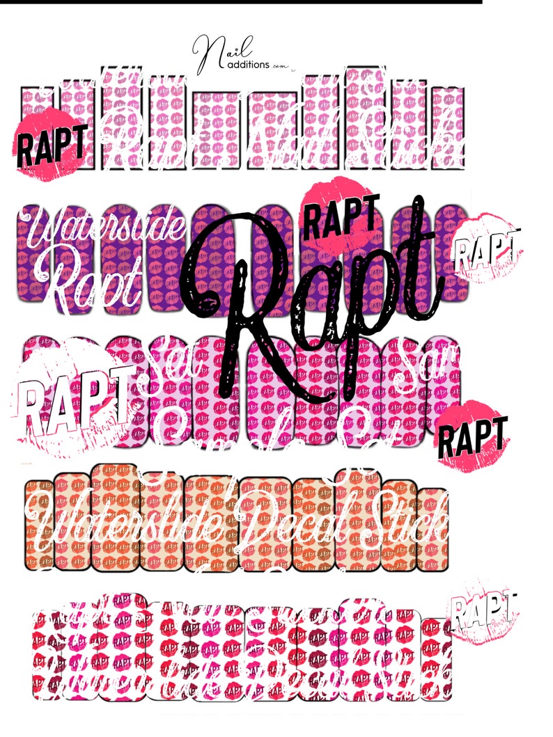 Rapt Printable Sample Set 1 - Etsy