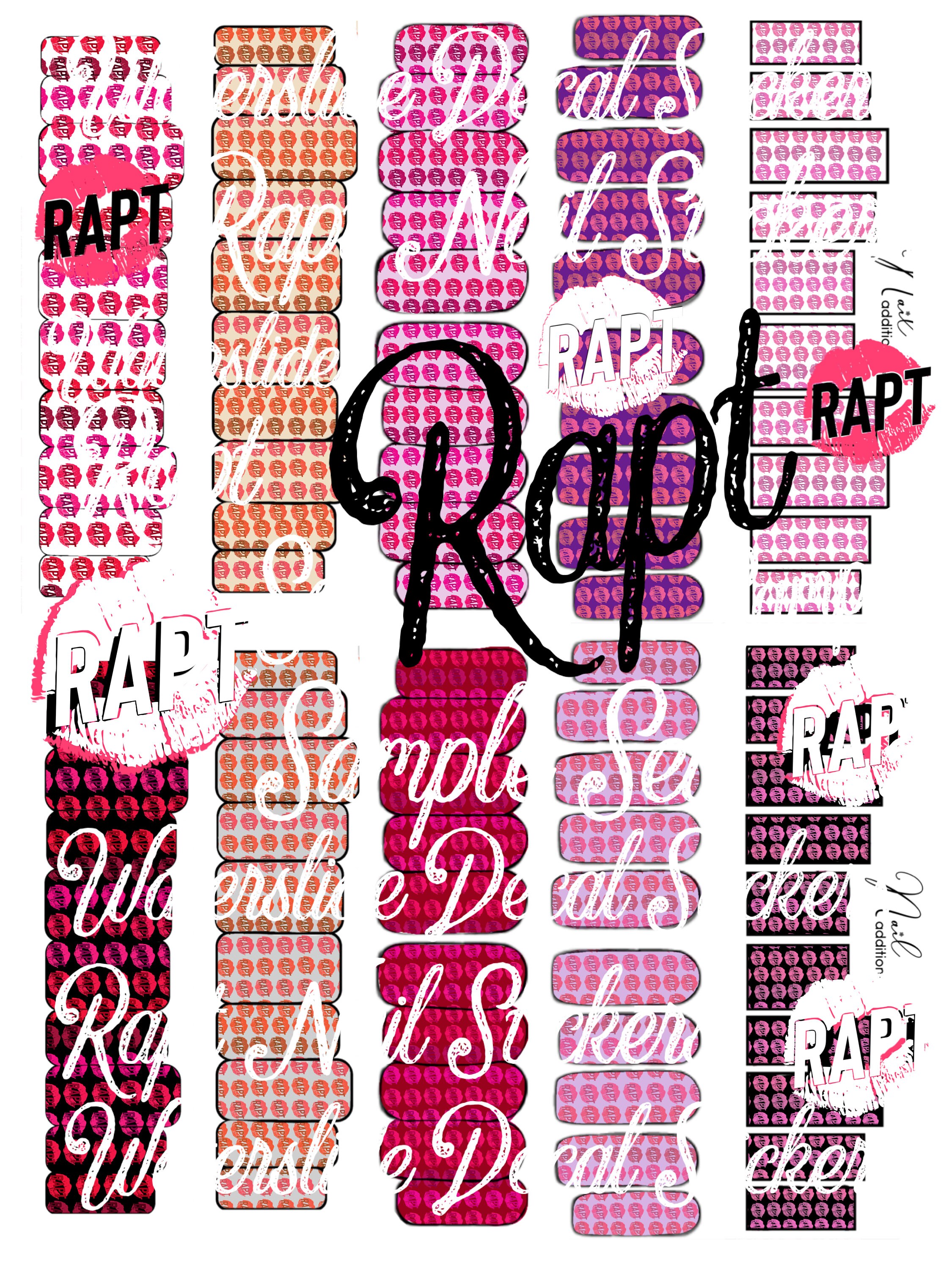 Rapt Printable Sample Set 1 - Etsy