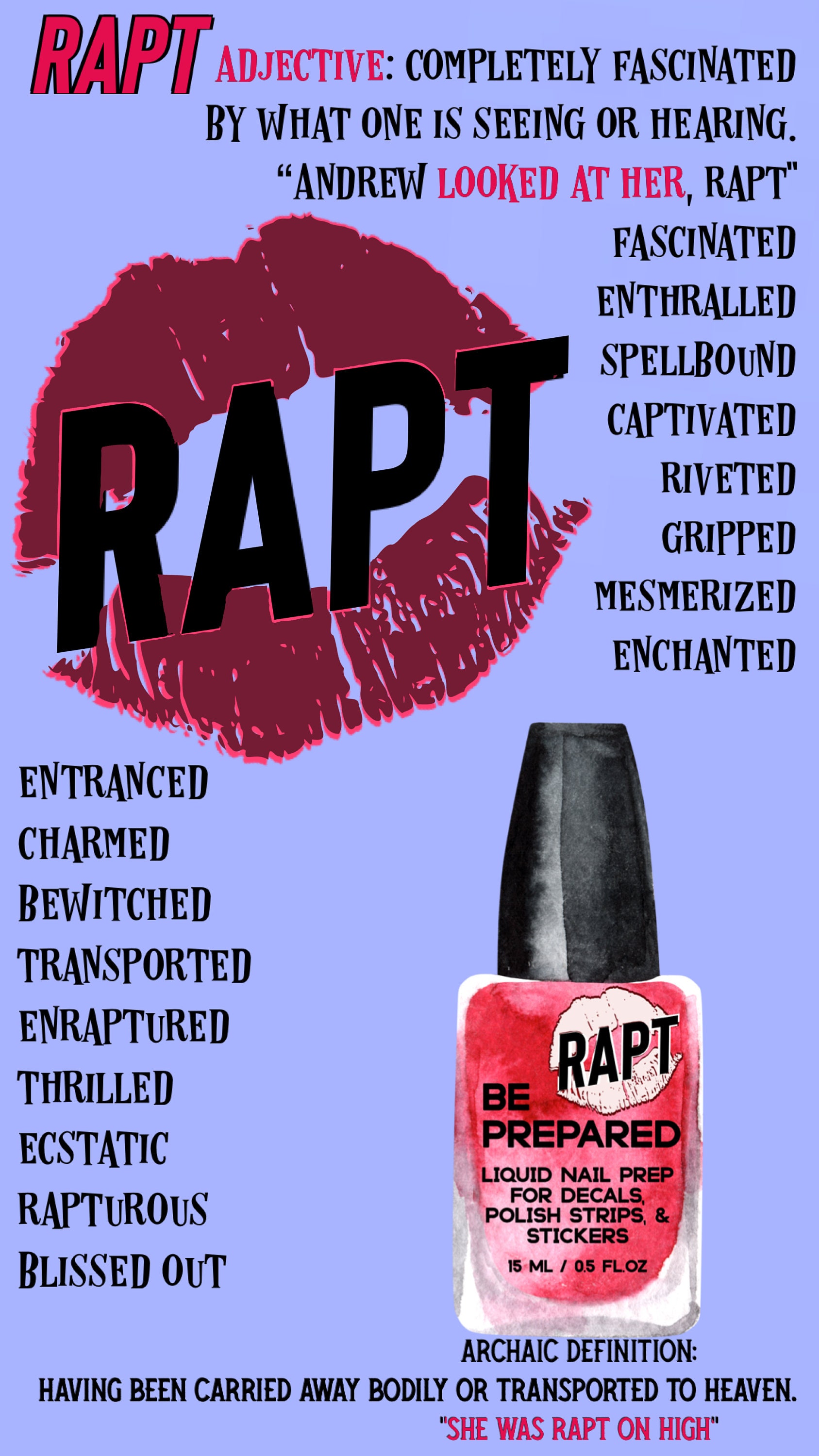 Rapt Printable Sample Set 1 - Etsy