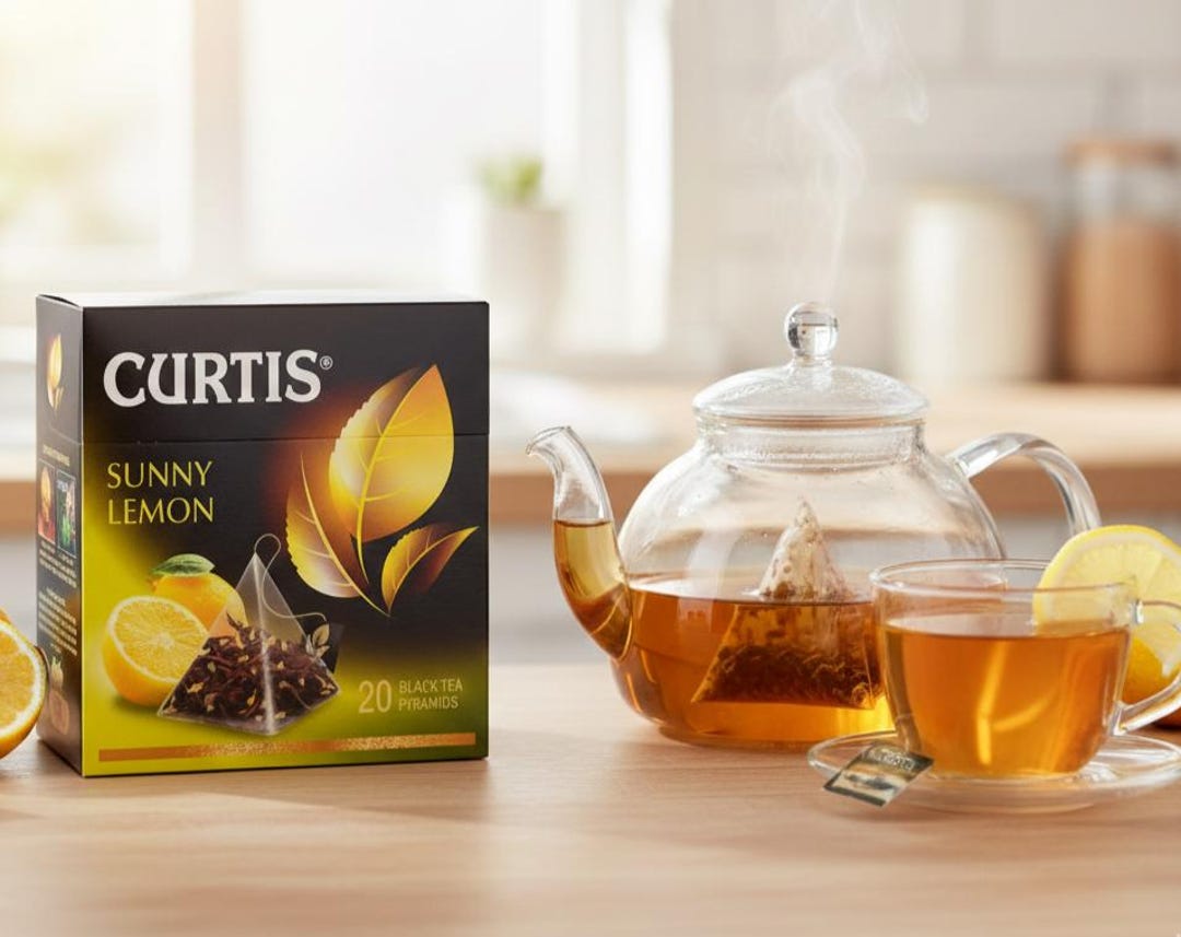 Sunny Lemon - Ceylon Black Tea With Lemon Zest - 20 Pyramid Teabags ...