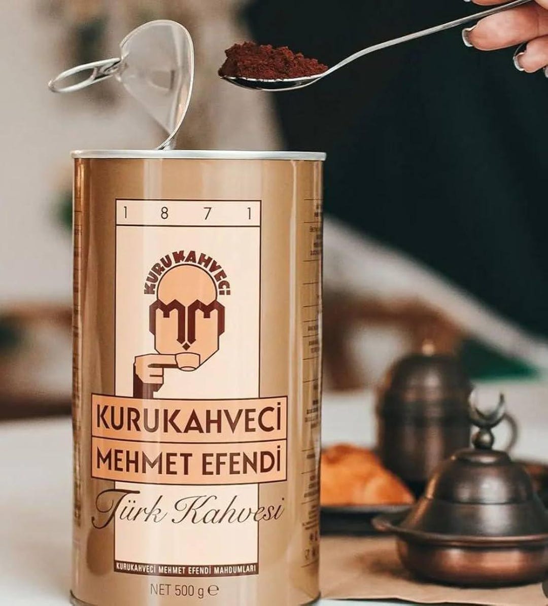 Mehmet Efendi Turkish Coffee Medium Roast Fine Ground Arabic Kahve - 17.6 Oz - Etsy
