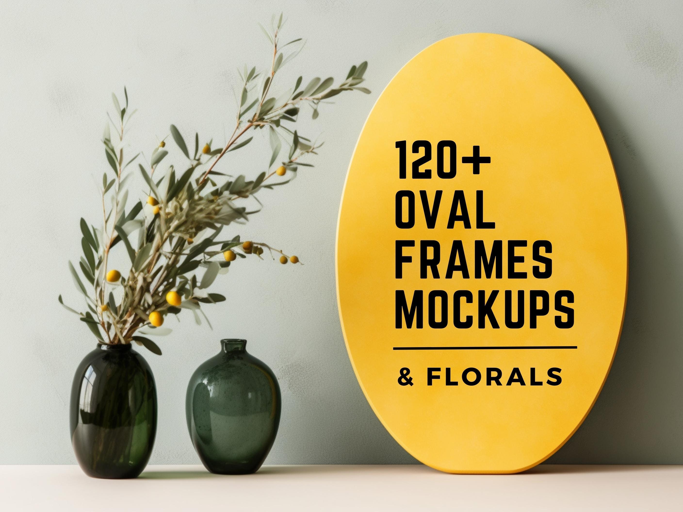 120+ Oval Frame Mockups, AI Art, Ai-generated Art, Wall Art Posters ...