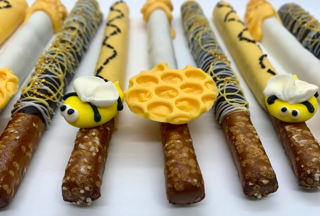 Busy Bee Pretzels, Bee Theme Chocolate Covered Pretzels, What Will It ...