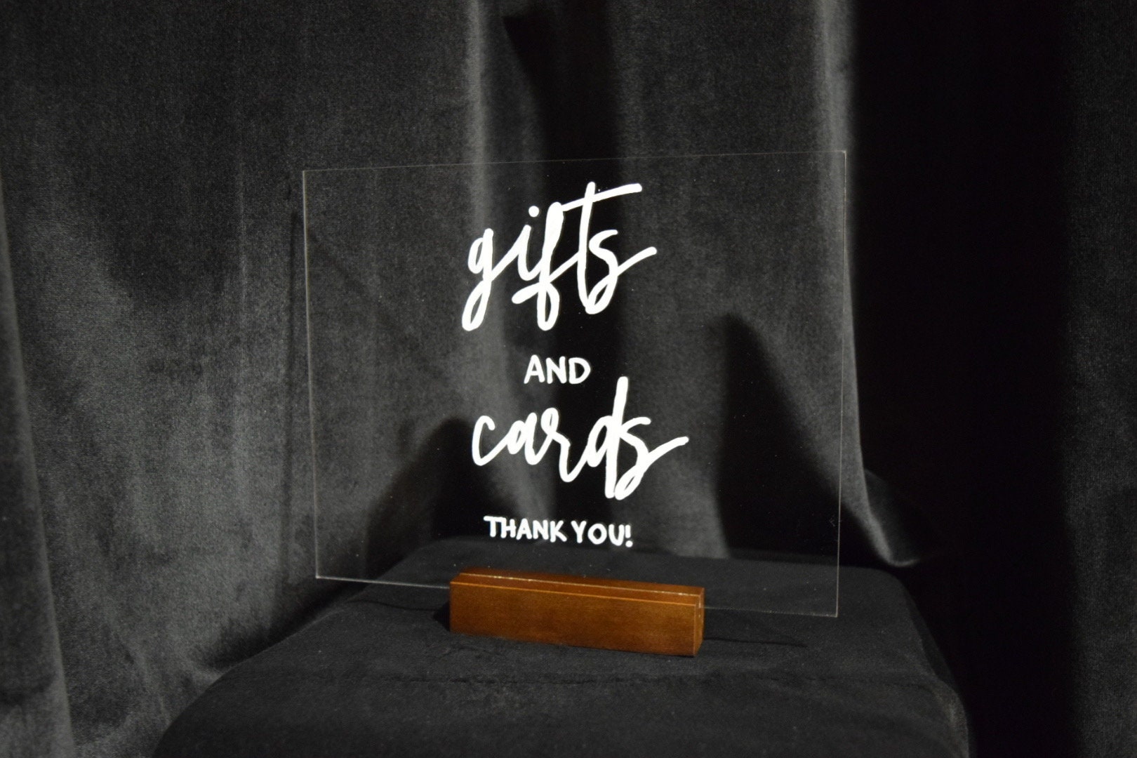 Mini Acrylic Signs With Stands - Etsy