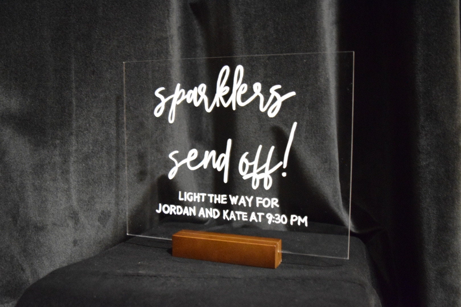 Mini Acrylic Signs With Stands - Etsy