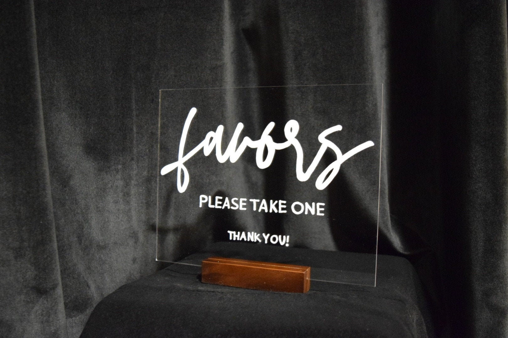 Mini Acrylic Signs With Stands - Etsy