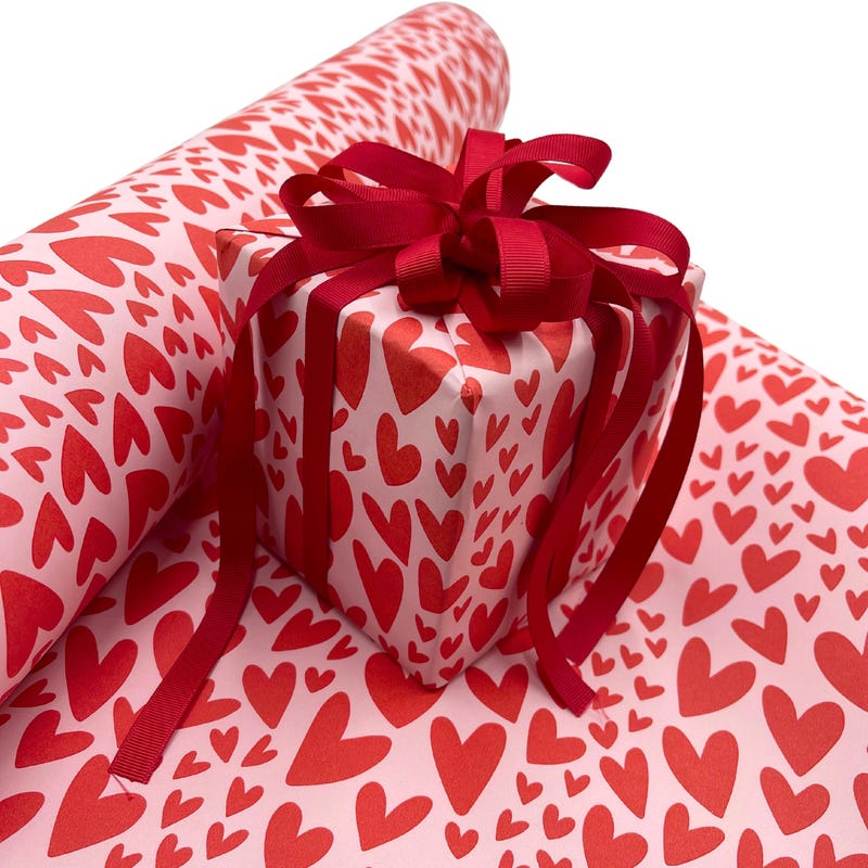 Romantic Wrapping Paper - Etsy