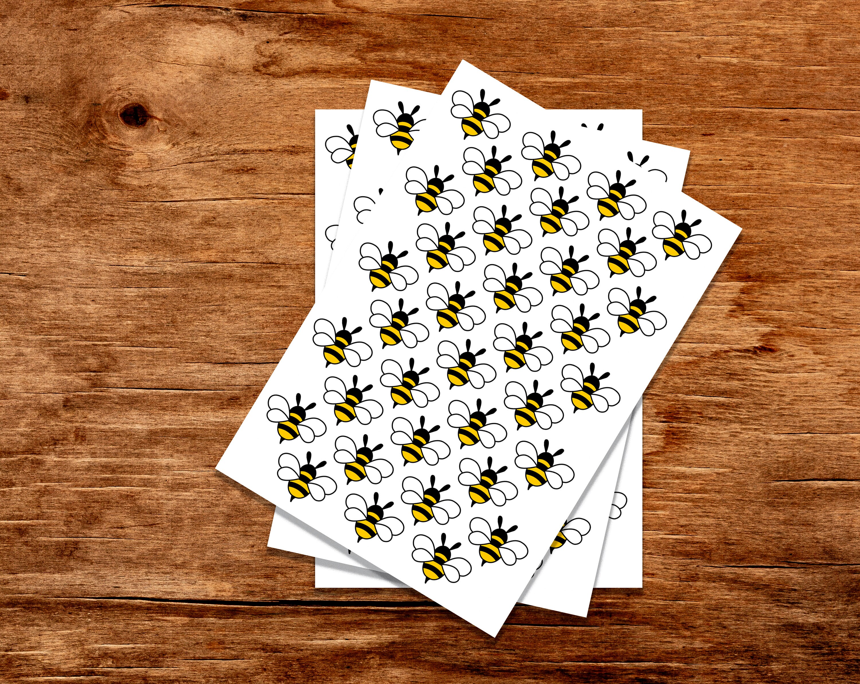 MEDIUM SIZE Cute Tiny Bee Stickers Bee Lover Gift Bee - Etsy