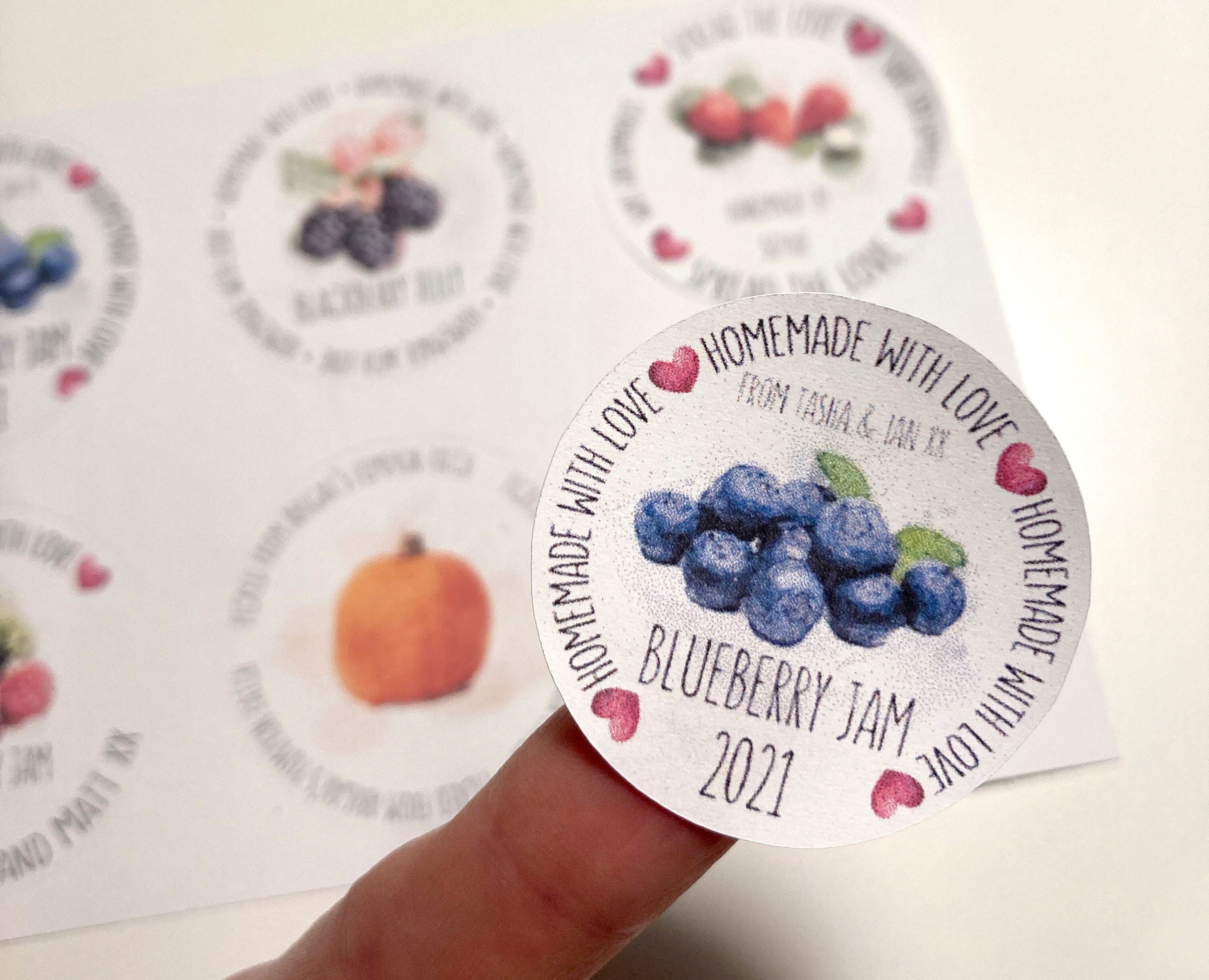 Custom Jar Labels Personalised Preserve Stickers Printed - Etsy