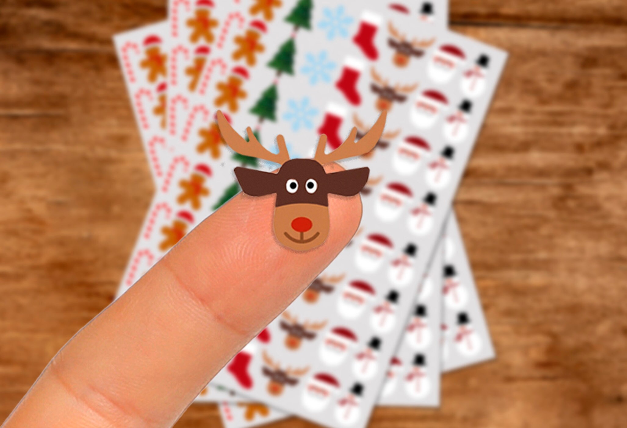 Tiny Christmas Stickers Stickers for Christmas Packaging - Etsy UK