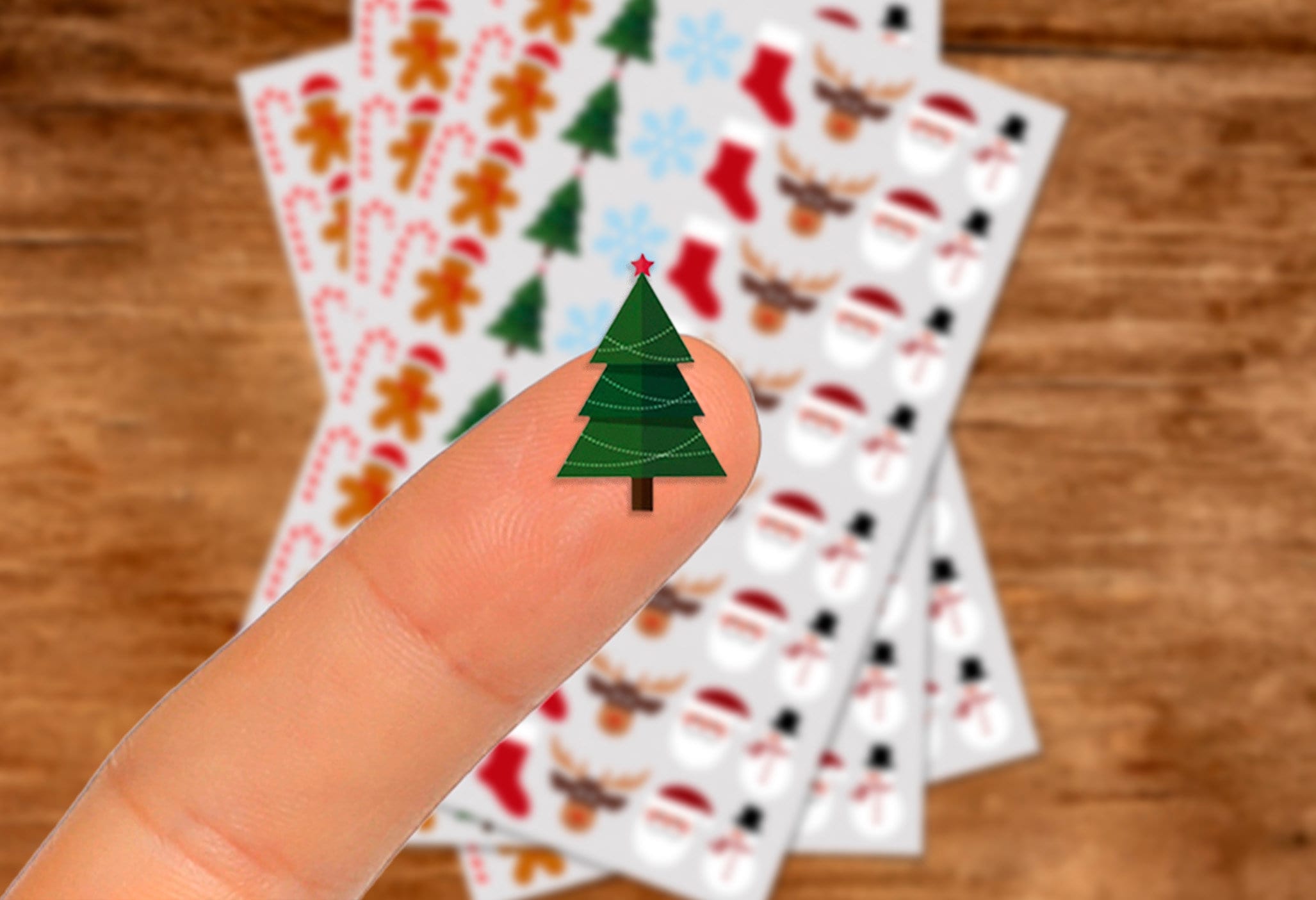 Tiny Christmas Stickers Stickers for Christmas Packaging - Etsy UK