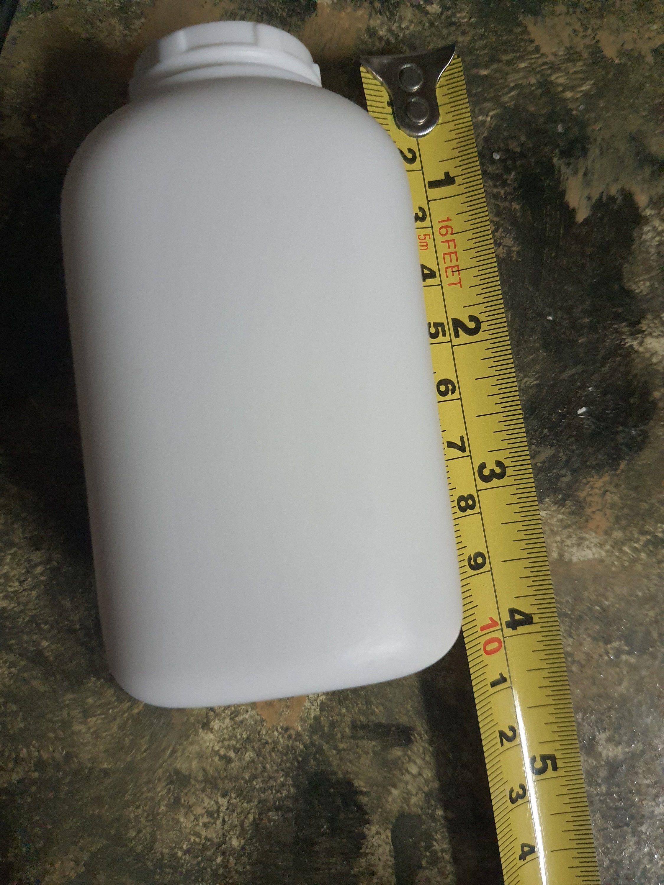 Powder Shaker Dispenser Plastic Containers With Sifter Caps Flat 80 ML ...