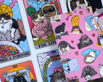 Meme Cat Tarot Deck - Etsy