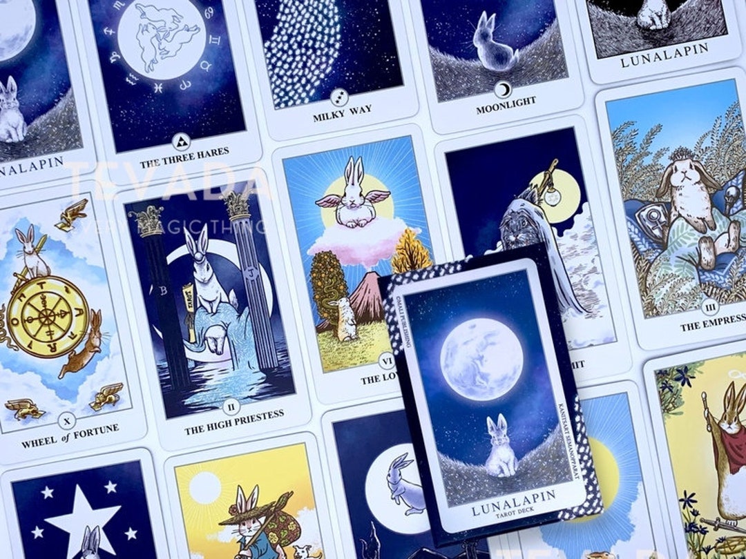 Lunalapin Tarot SILVER New Edition Magical Rabbit Tarot Cute Bunny ...
