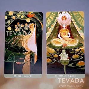 Glimmer Enlightenment Cards-asian Style Mythology 36 Cards Oracle Deck ...