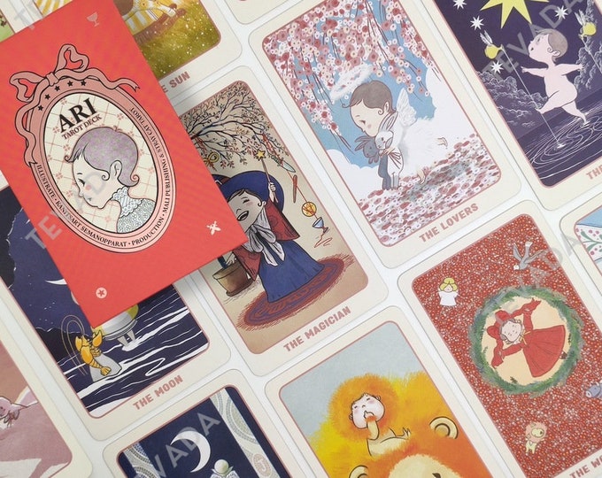 Ari Baby Tarot Joyful Whimsical Cute Baby Doll Cartoon Cards for ...