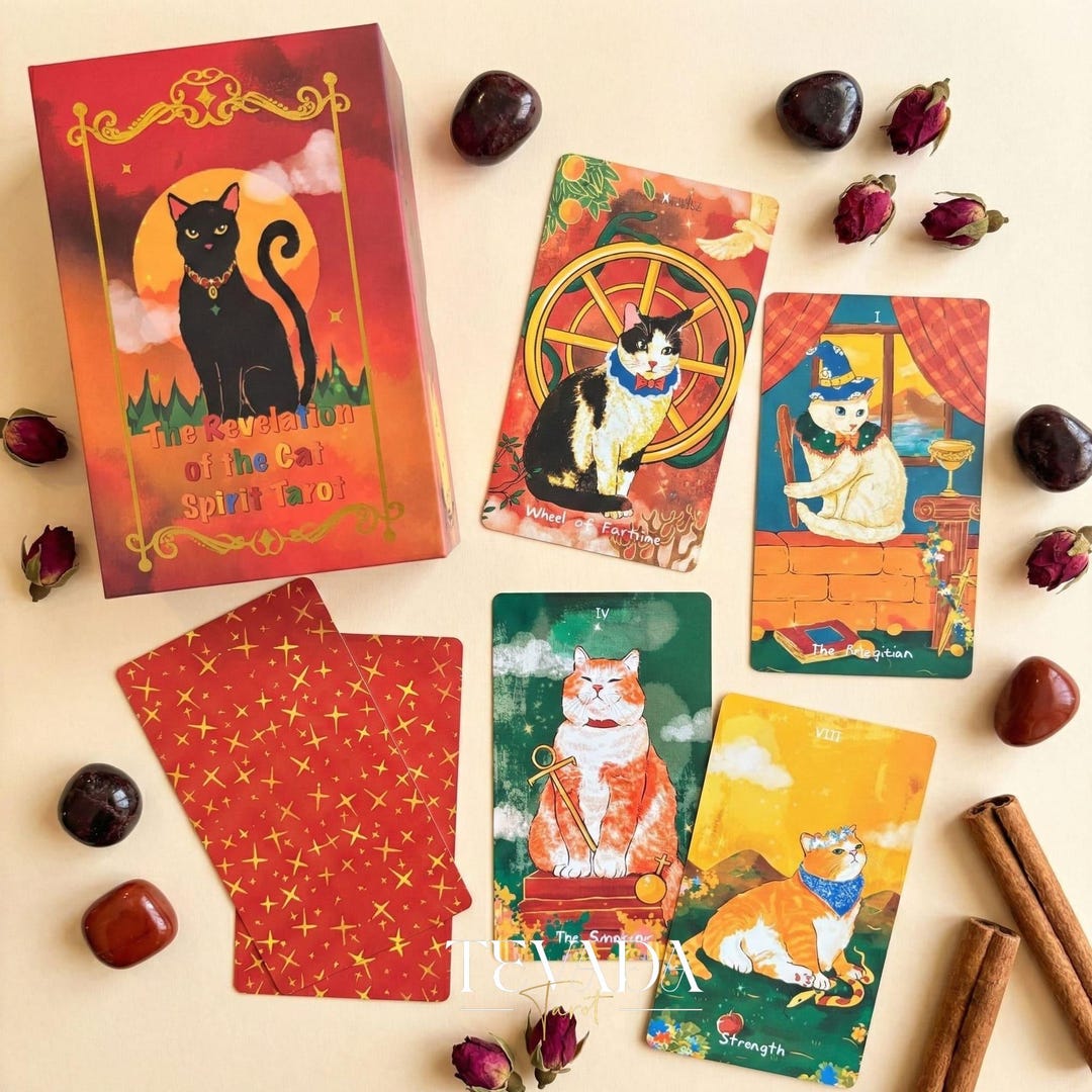 The Revelation of the Cat Spirit Tarot: Whimsical Feline Intuitive ...