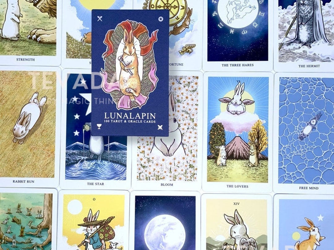 Lunalapin Tarot & Oracle 2in1 Deck 2022 Unique Indie Tarot Deck for ...