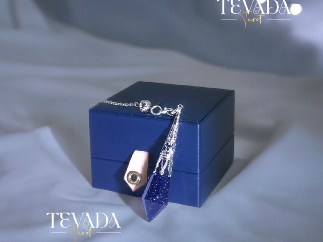 Blue Sandstone Pendulum Star Stone Crystal Divination Jewelry,good Luck ...