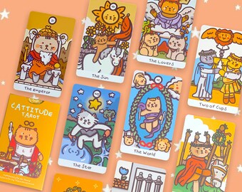 Kitty Tarot Deck - Etsy