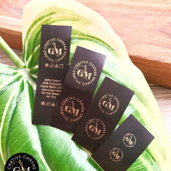 Custom Satin Labels - Etsy