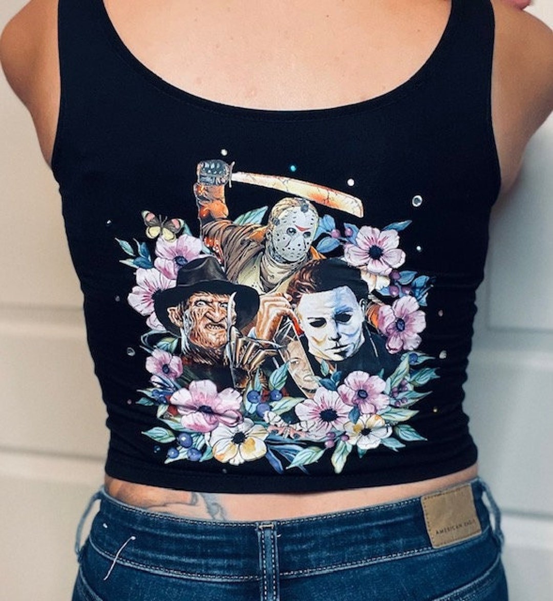 Horror Crew Crop Top - Etsy