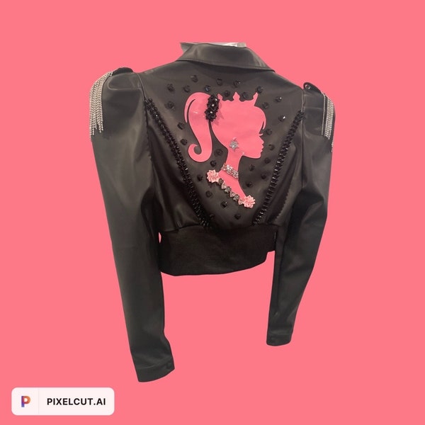 Barbie Leather Jacket - Etsy
