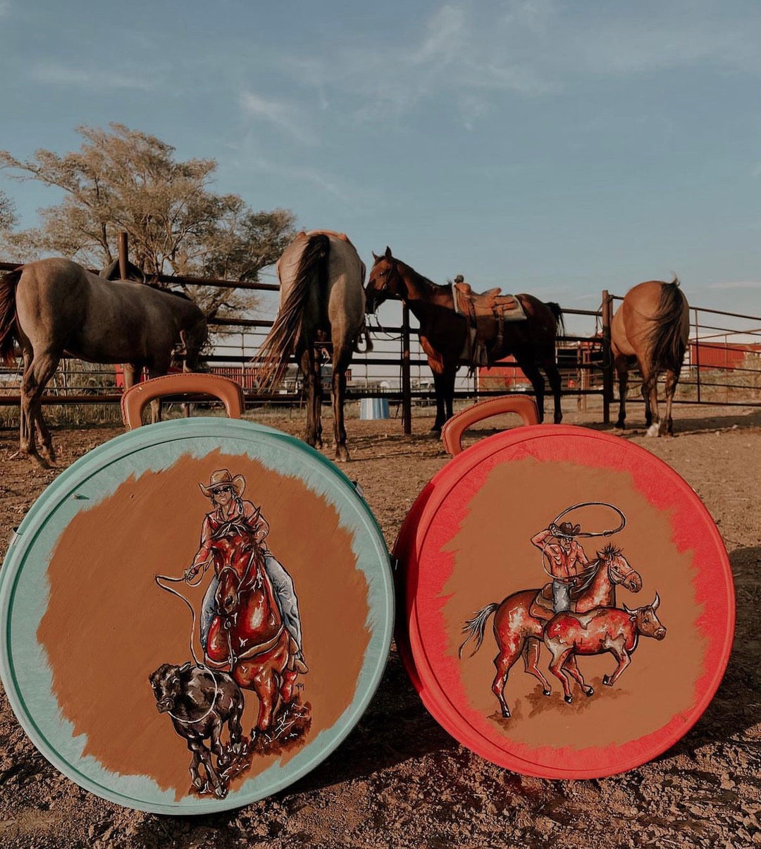 Hand Painted One of a Kind Rope Cans - Etsy