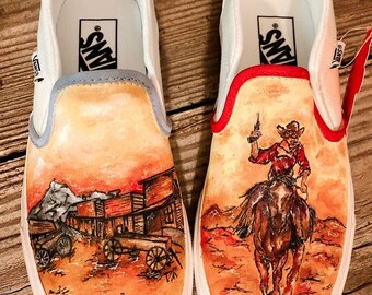 Western Vans Men - Etsy