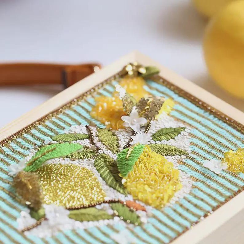 3D Silk Ribbon Embroidery and Stumpwork Kit for Beginner With Tutorial ...