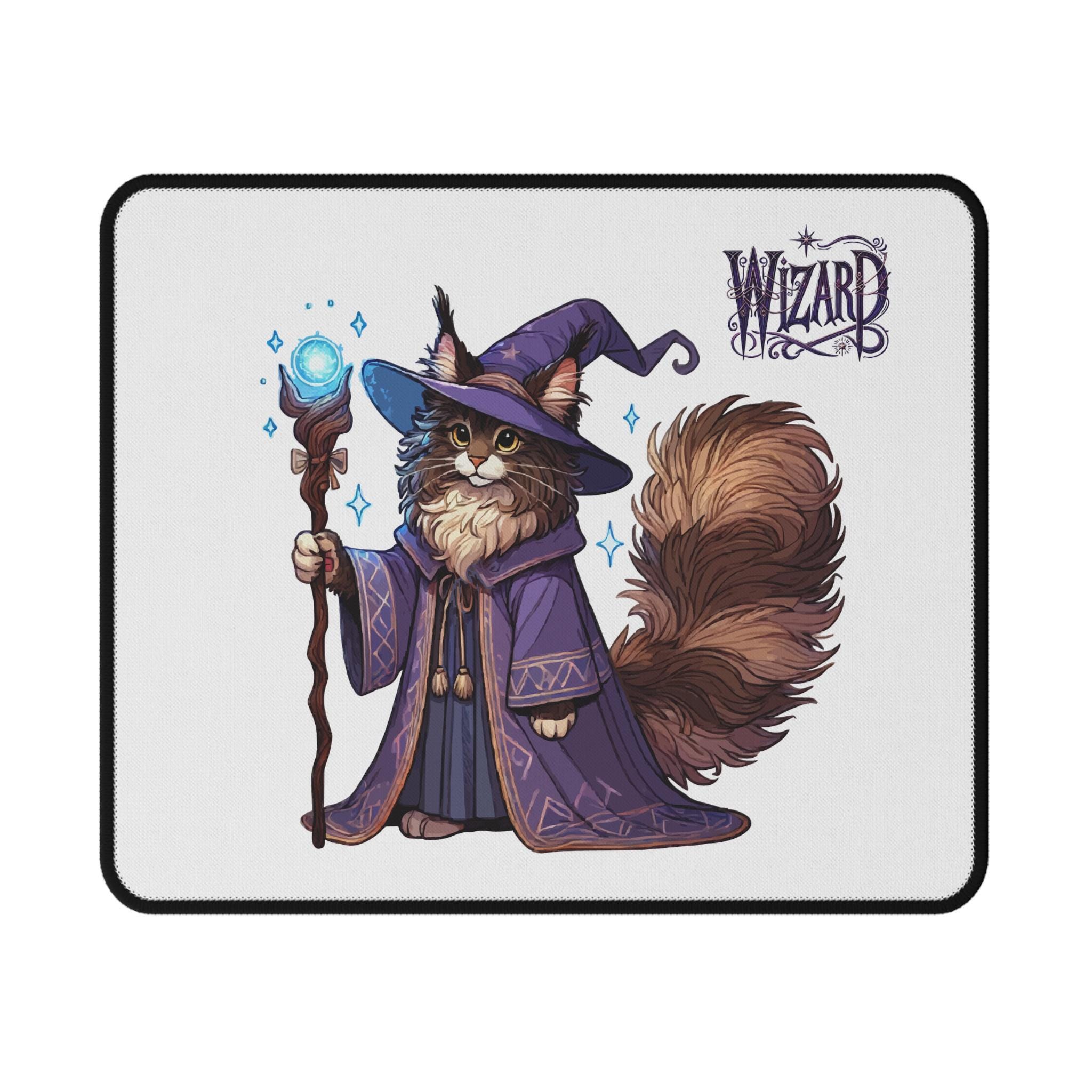 Dnd Wizard Cat Gaming Mouse Pad, Gaming Accessories, Cat Lover Gift ...