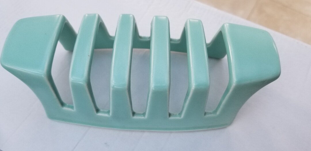 Poole Pottery Ice Green Toast Rack. - Etsy