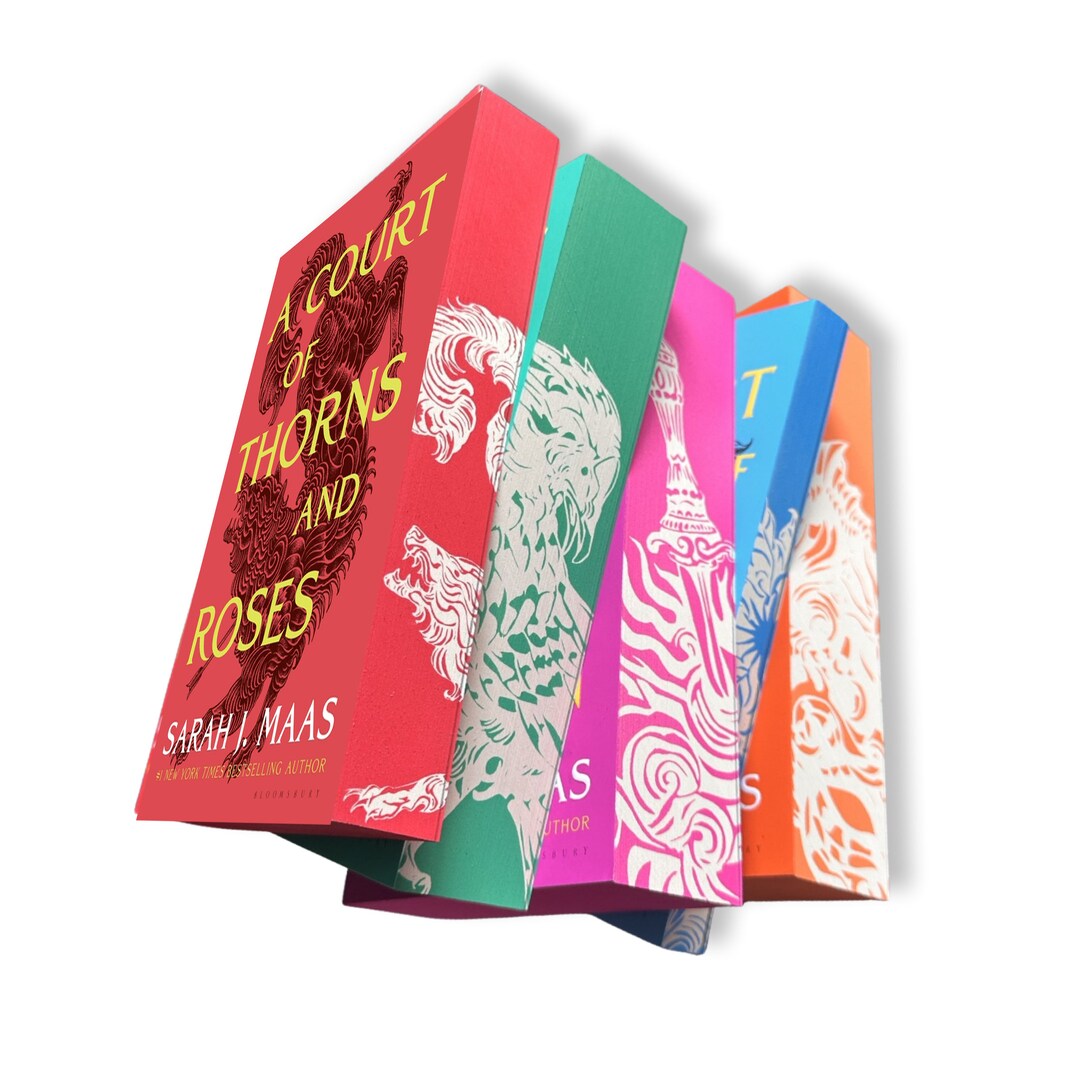 ACOTAR Stenciled Sprayed Edges - Etsy