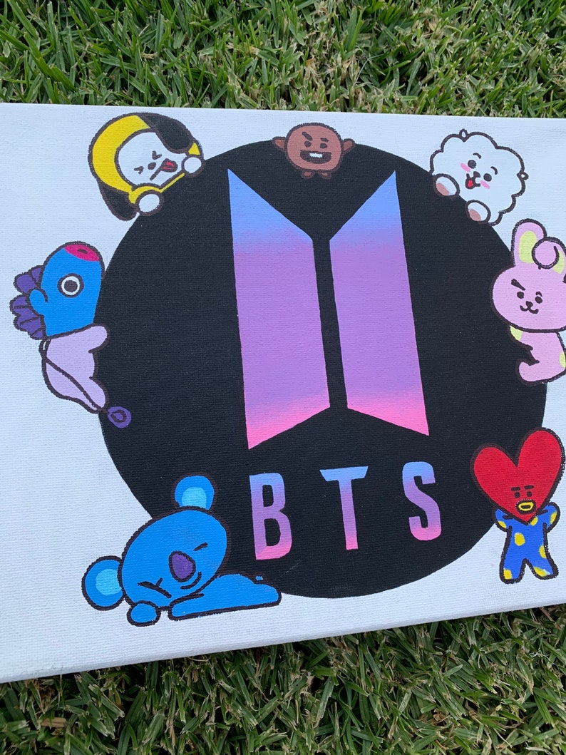 BTS Painting - Etsy