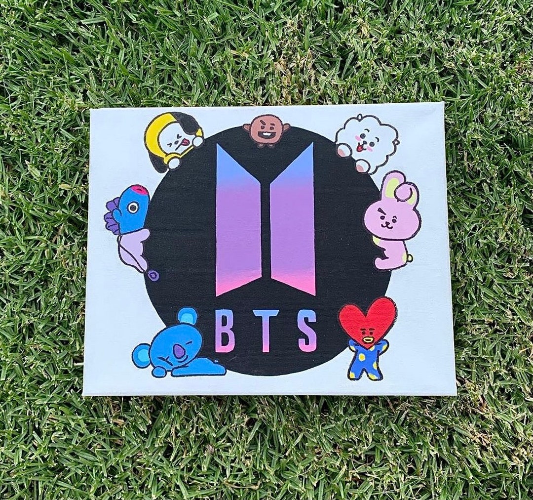 BTS Painting - Etsy
