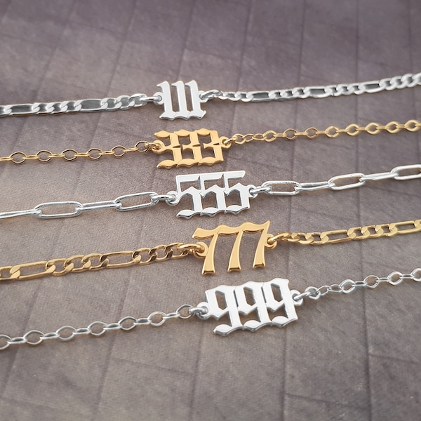 Angel Number Bracelet - Etsy