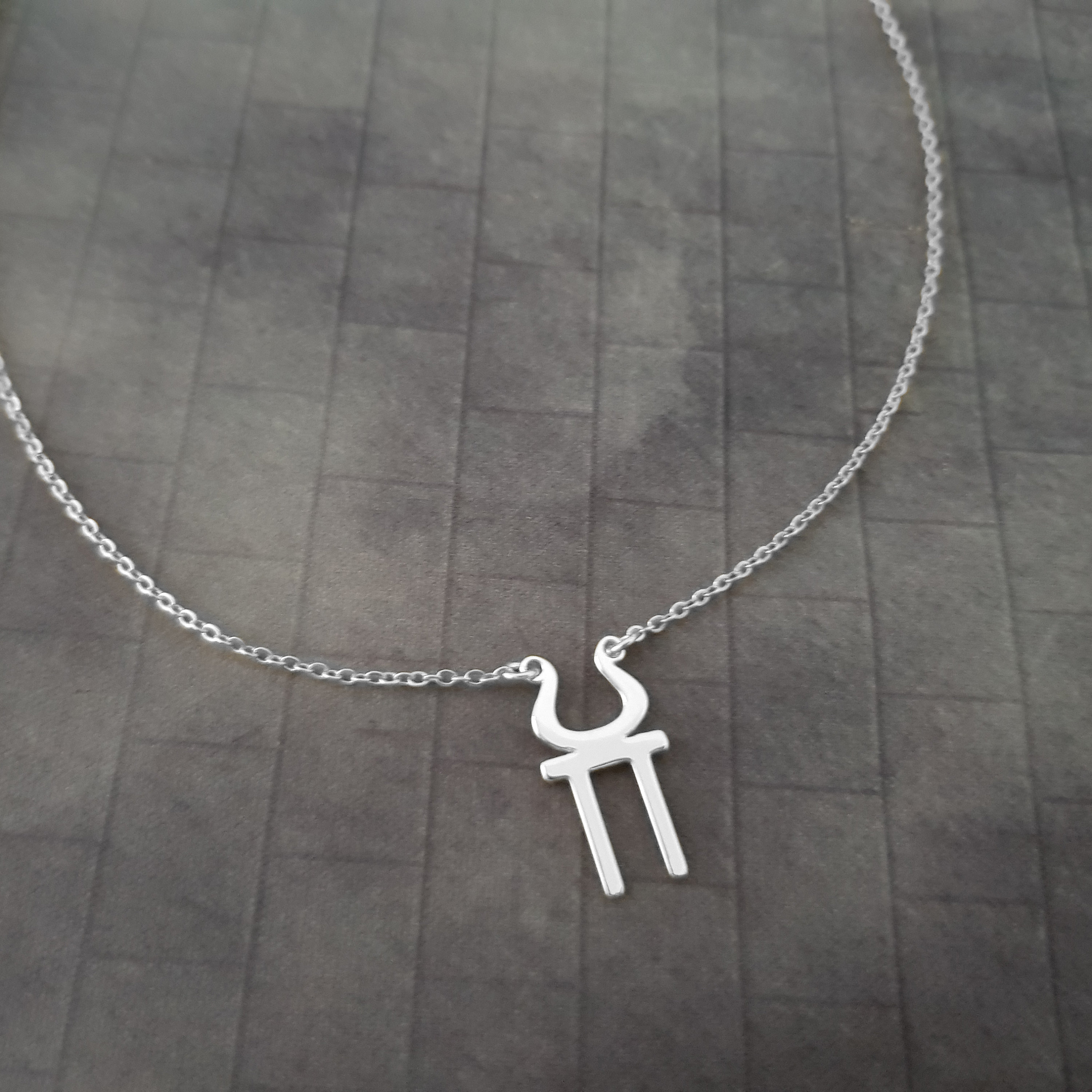 Hestia Symbol Necklace Goddess of the Hearth Greek Goddess - Etsy