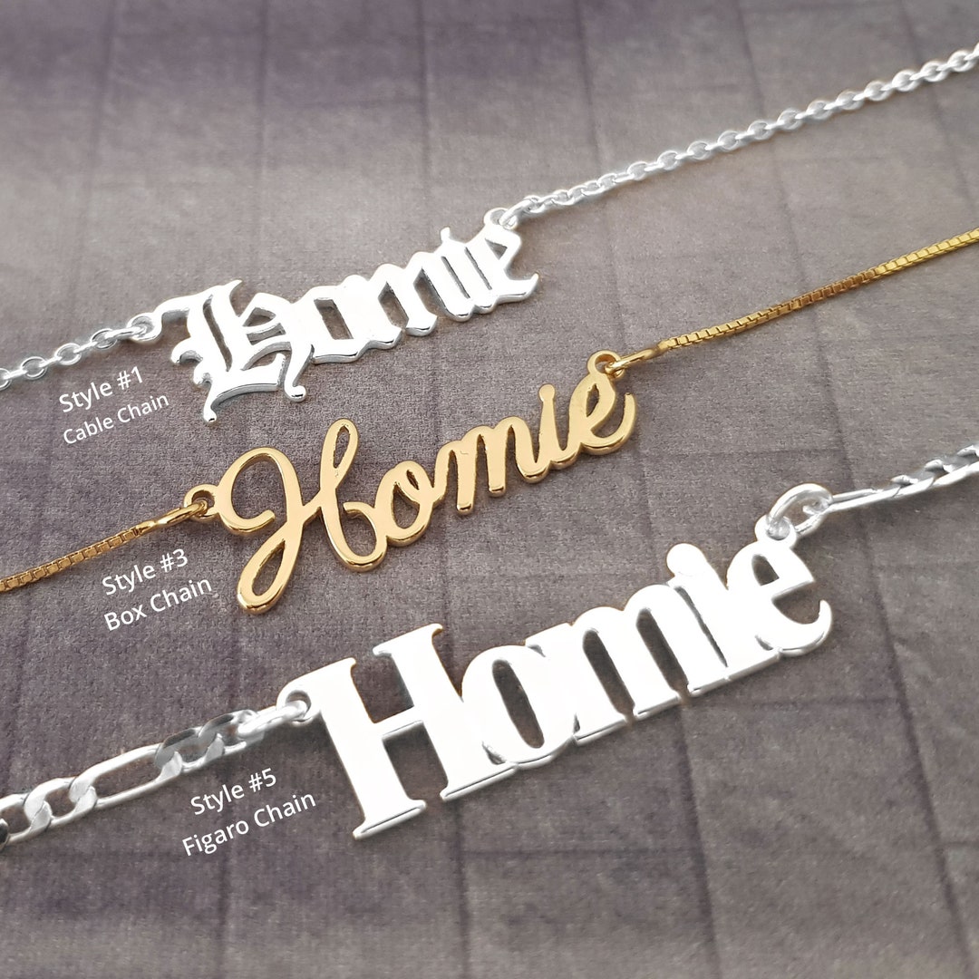 Homie Necklace, Homies Jewelry, Gang Jewelry, Bro Necklace, Funny ...