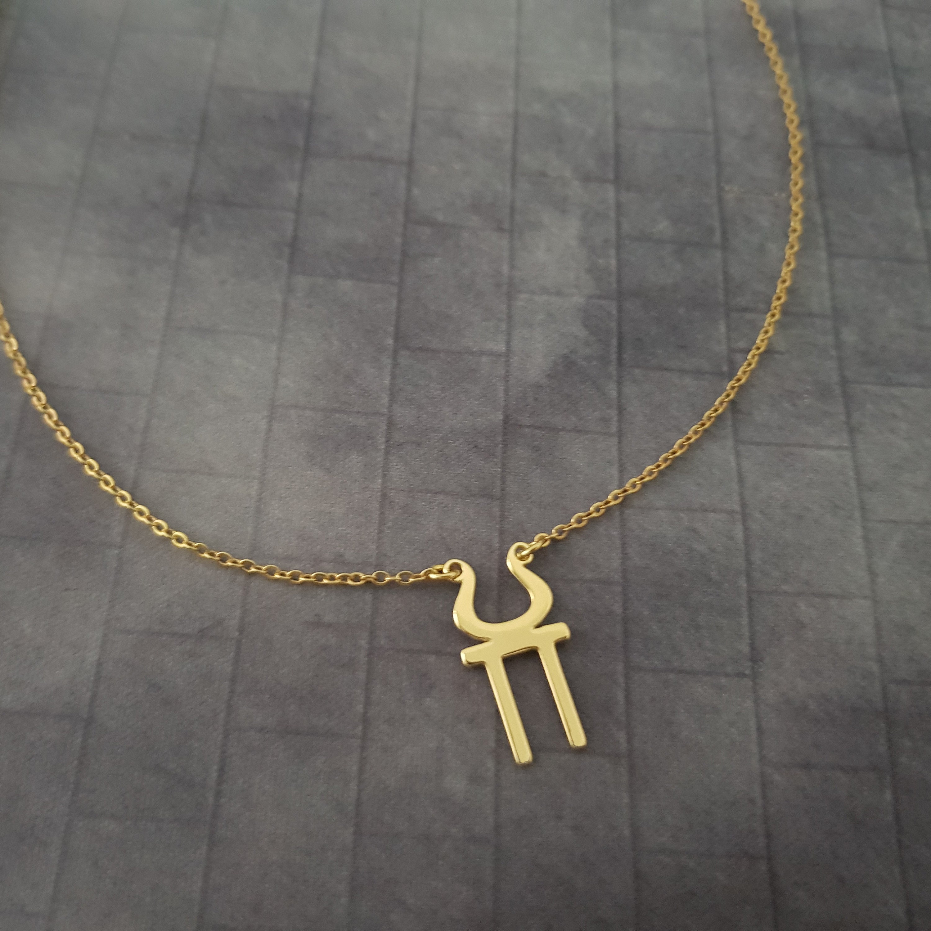 Hestia Symbol Necklace Goddess of the Hearth Greek Goddess - Etsy