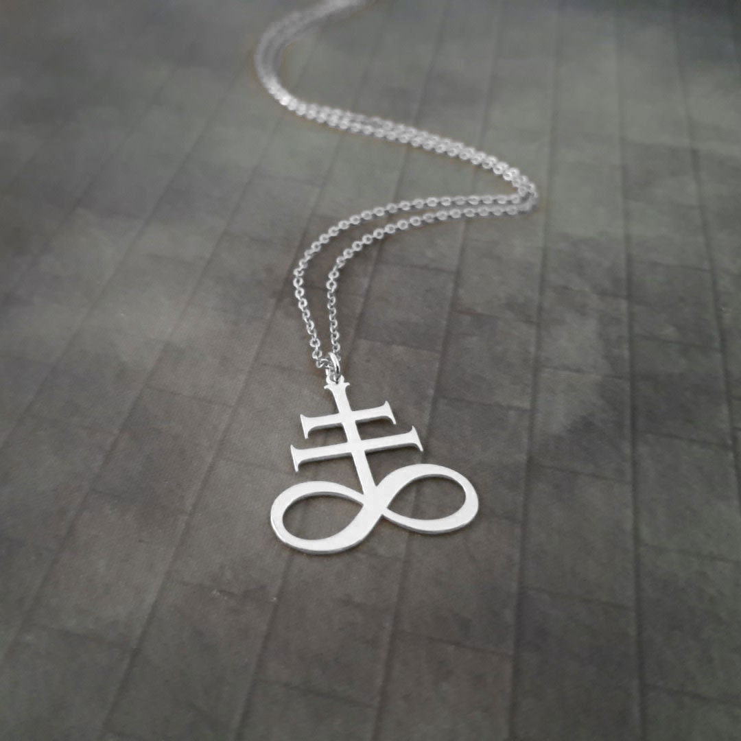 Leviathan Cross Necklace. Satanic Cross Necklace, Cross Necklaces ...