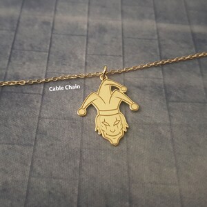 Gothic Joker Pendant Necklace, Personalized Joker Jewelry, Custom Joker ...