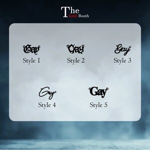 Gay Necklace, Gay Name Necklace, Gay Pendant, Pride Nameplate Necklace ...