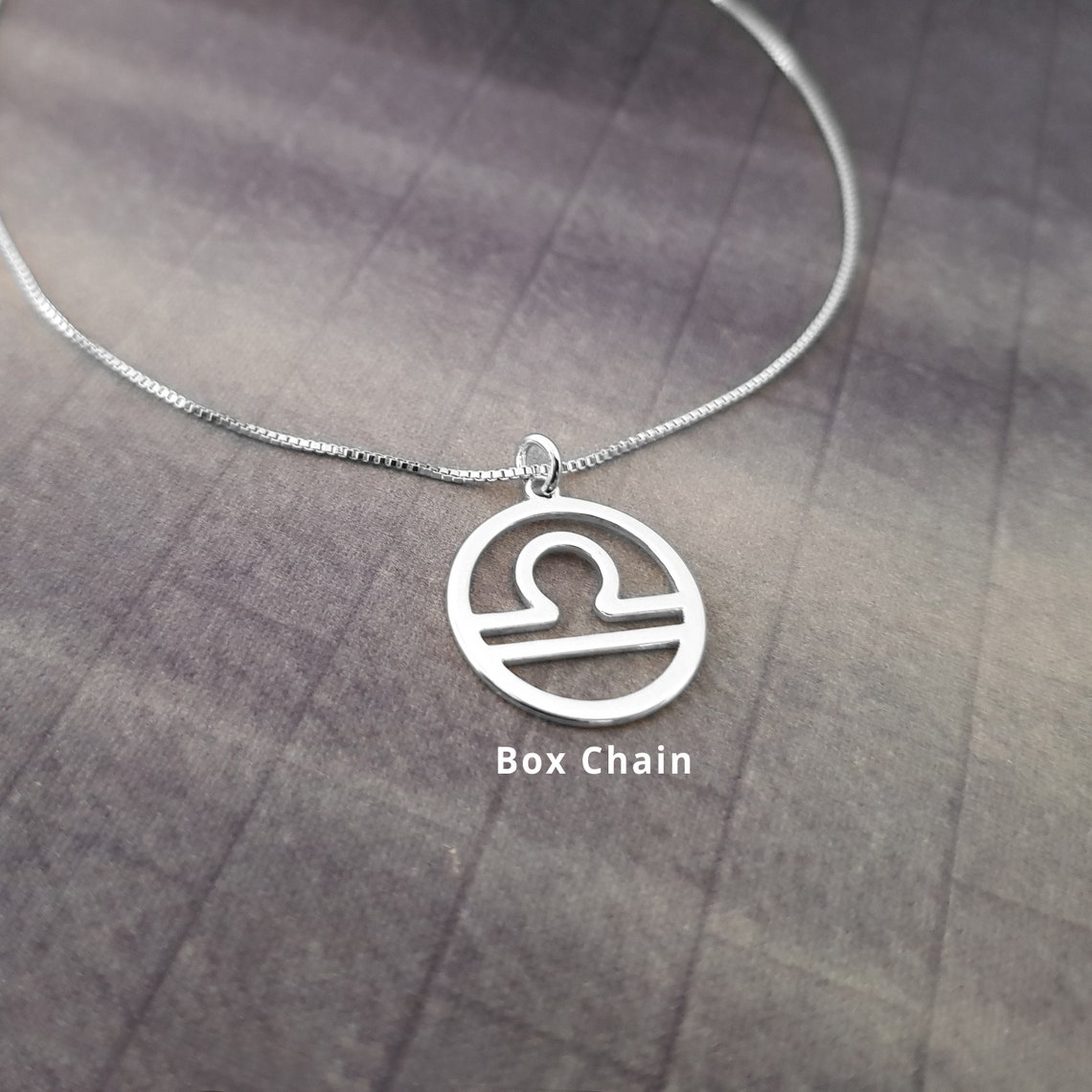 Libra Sign Necklace Libra Symbol Necklace Libra Zodiac - Etsy