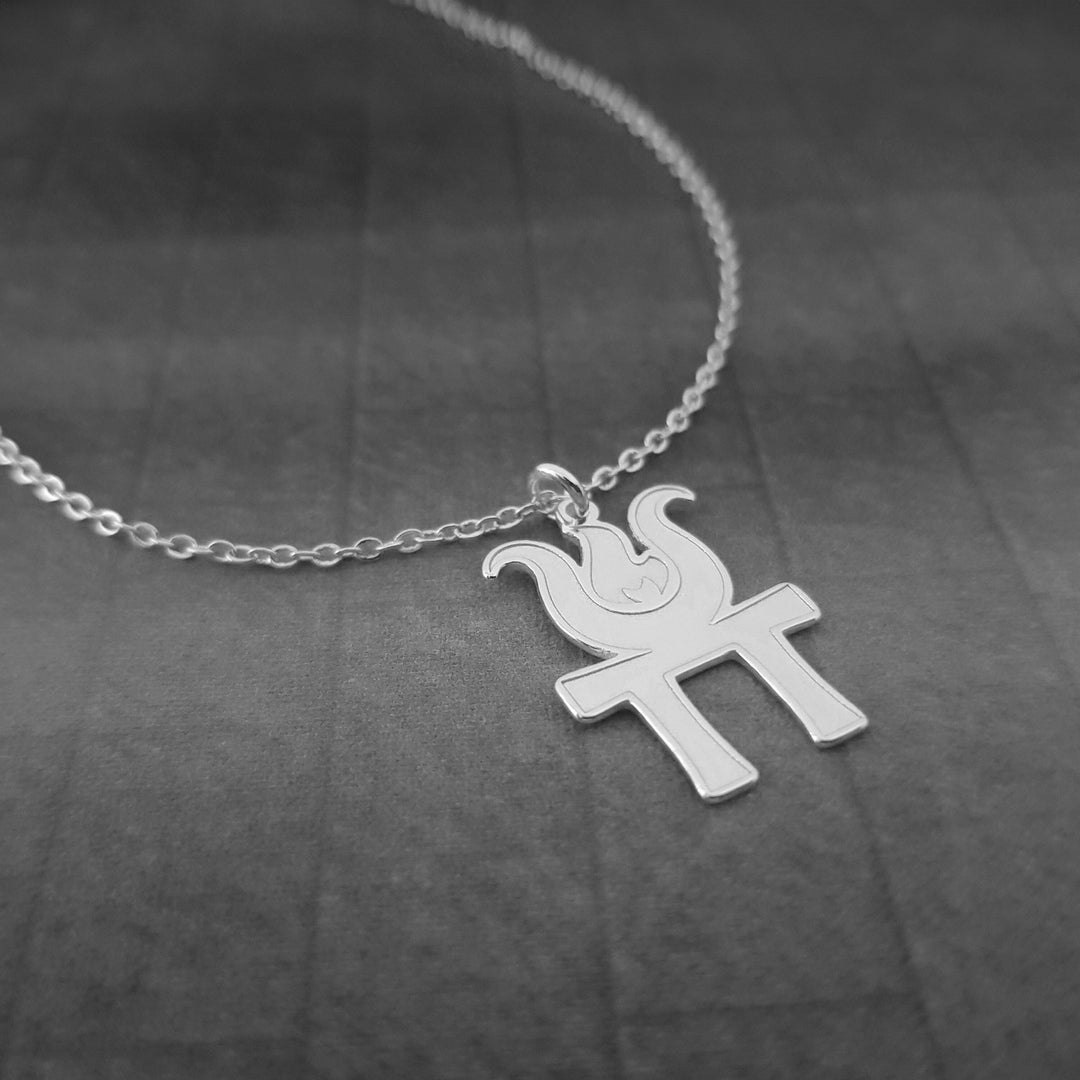 Hestia Fire Symbol Necklace, Goddess of the Hearth, Greek Goddess ...