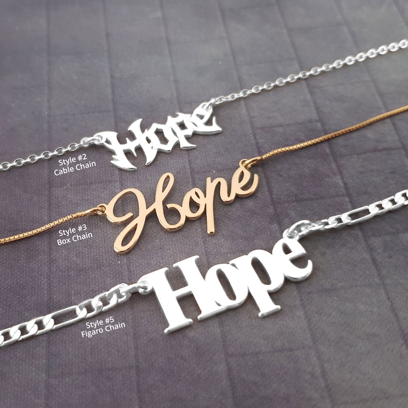Hope Necklace - Etsy