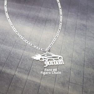 Race Car Necklace Personalized, Customized Gift for Car Lover, Car Guy ...
