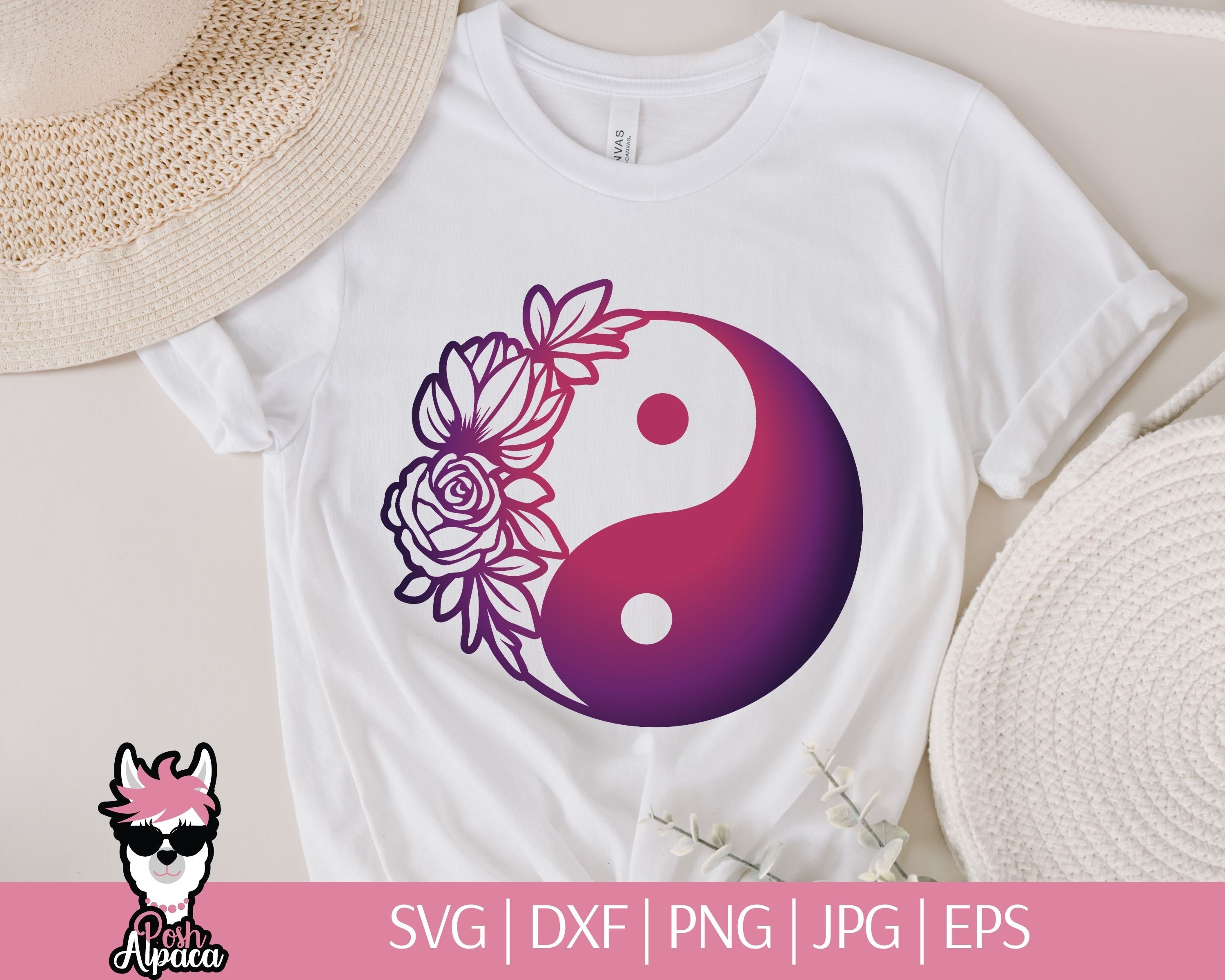 Yin Yang Svg Yin Yang Sign Svg File for Cricut Boho Svg - Etsy