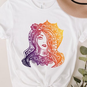 Girl Mandala Svg Zentangle Mandala SVG File for Cricut - Etsy