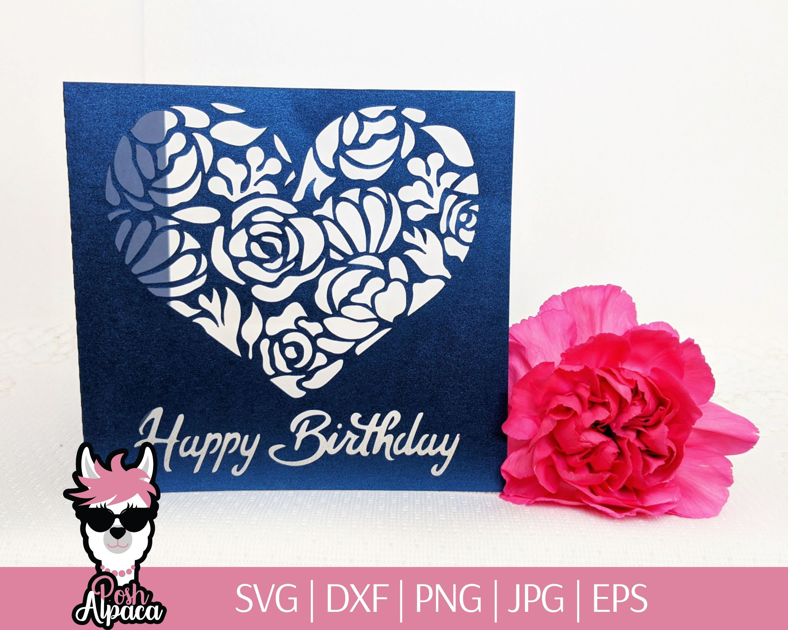 Card Svg Bundle Birthday Card Svg Files for Cricut Greeting - Etsy