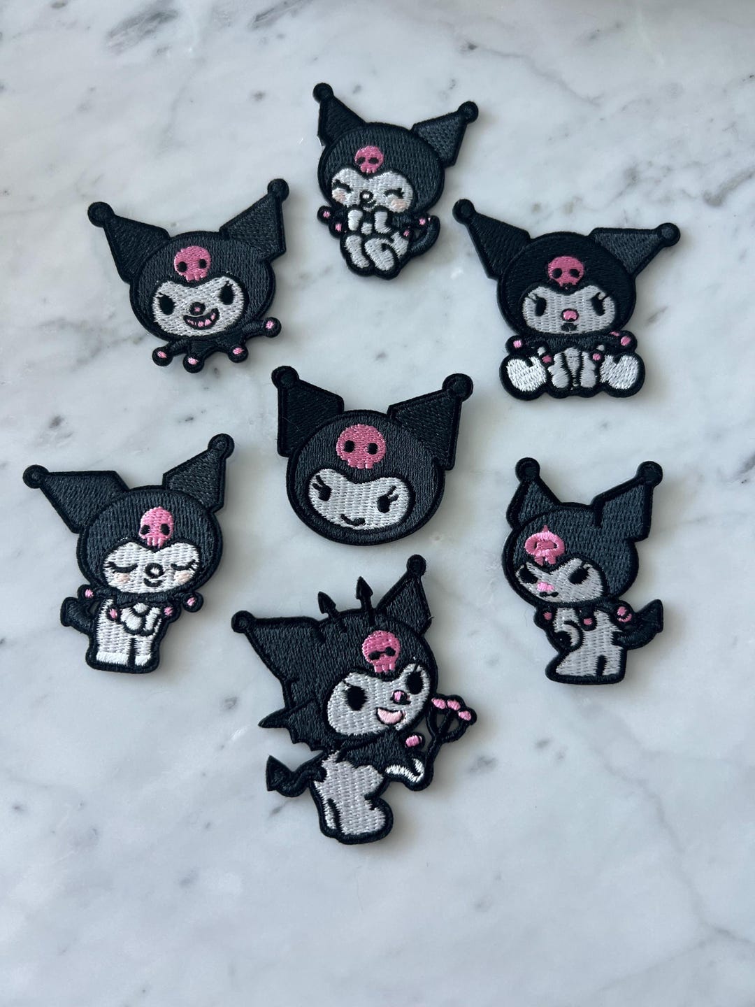 Kuromi-inspired Iron-on Patch – Kawaii Embroidered Sanrio Hello Kitty Aesthetic | Y2K Kuromi ...